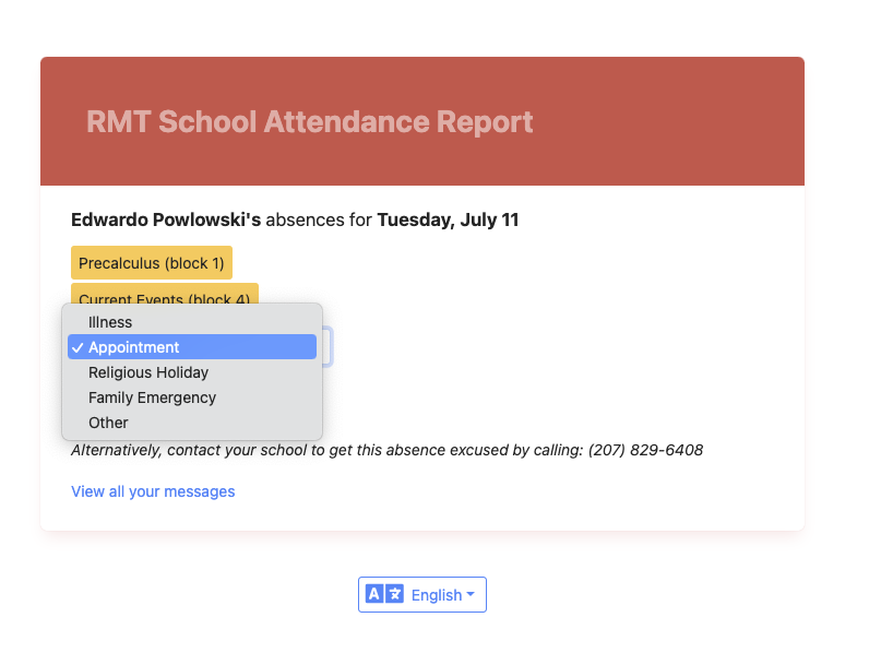 How to Mark Attendance as a Family Member – ReachMyTeach